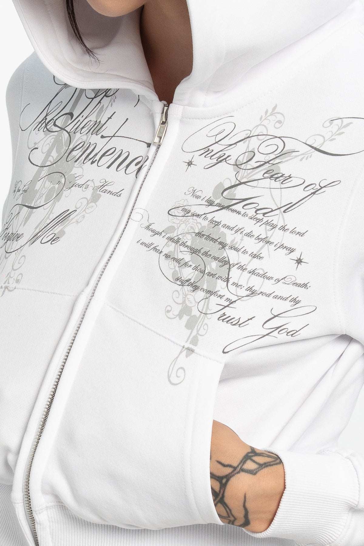 Message Cropped Hoodie – INSOMNIA VISUALS